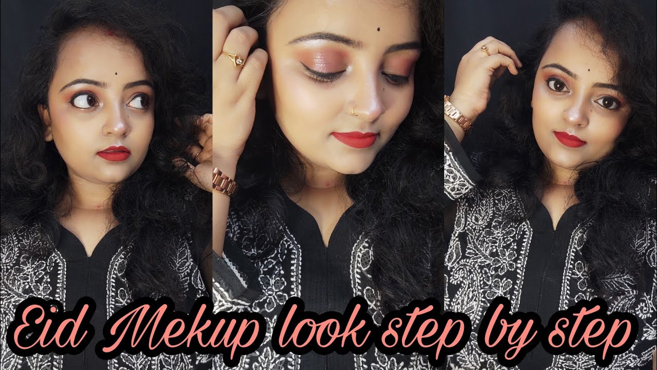 Eid Mekup Look / Summer mekup look step-by-step || Its Adidarshi - YouTube