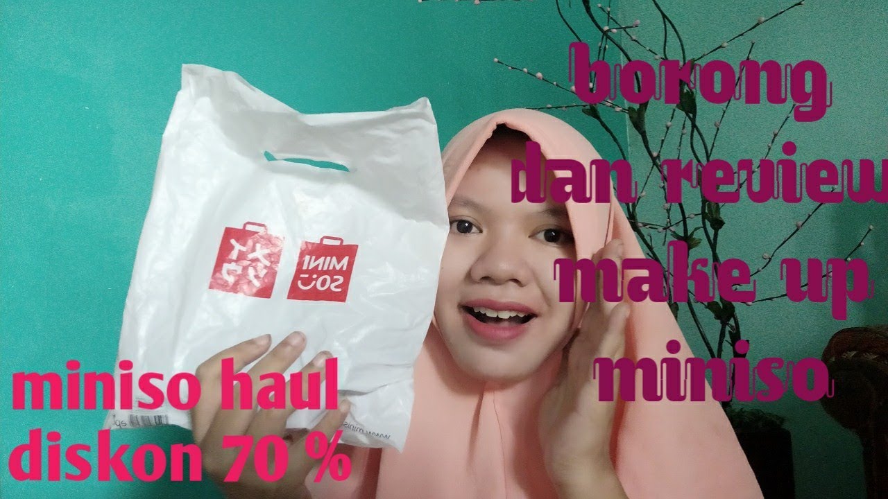 MINISO HAUL // BORONG DAN NYOBAIN MAKEUP MINISO DISKON 75 % (REVIEW ...
