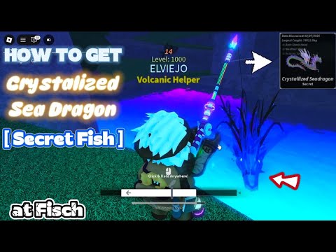 HOW TO GET CRYSTALISED SEA DRAGON AT FISCH ROBLOX - YouTube