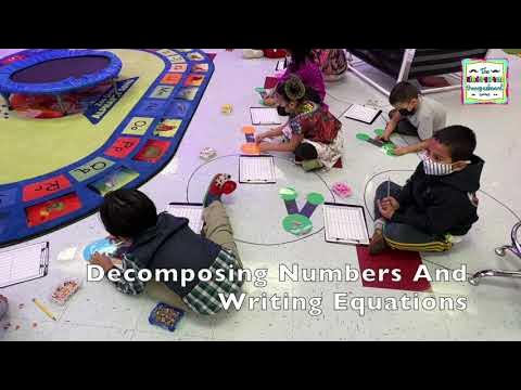 Kindergarten Math Lesson: Decomposing Numbers And Writing Equations ...