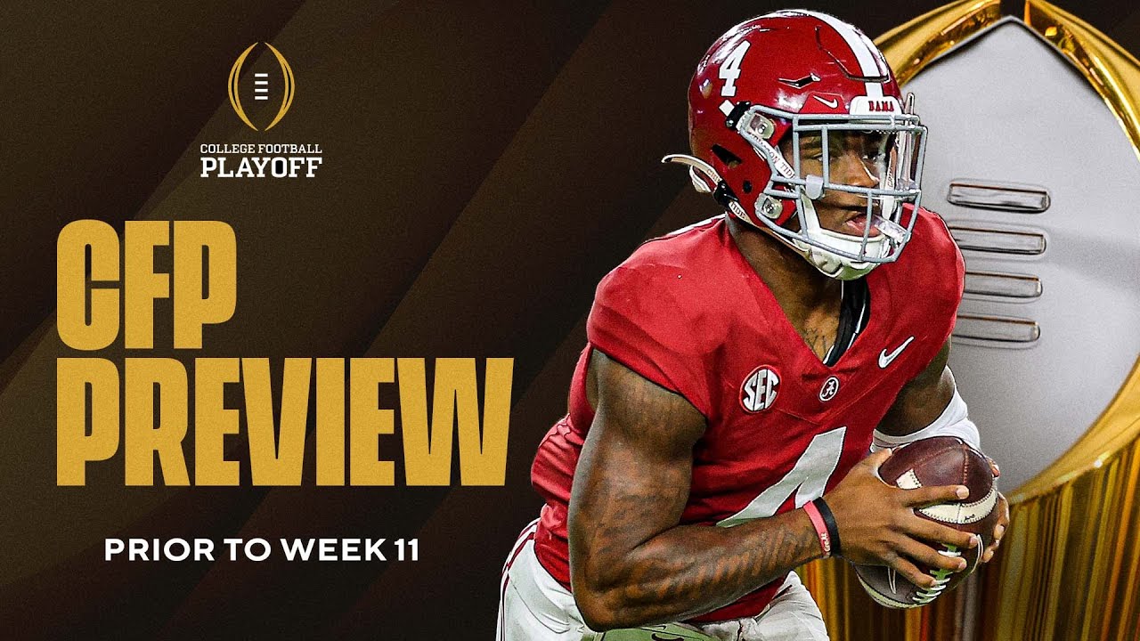 College Football Playoff Ranking Predictions: No. 8 Alabama RISES After ...