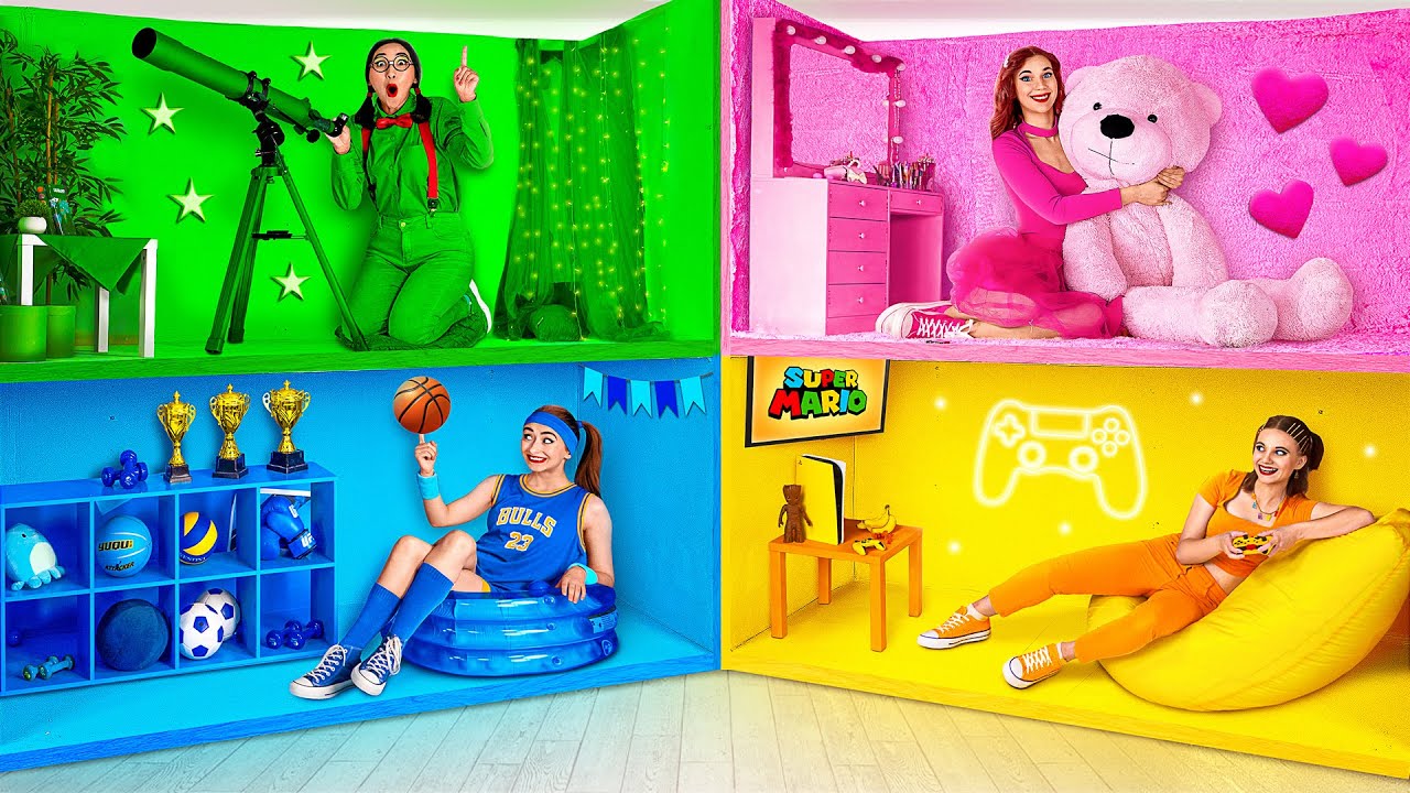 Secret Room Under the Bed | Four Colors Challenge by Multi DO Smile ...