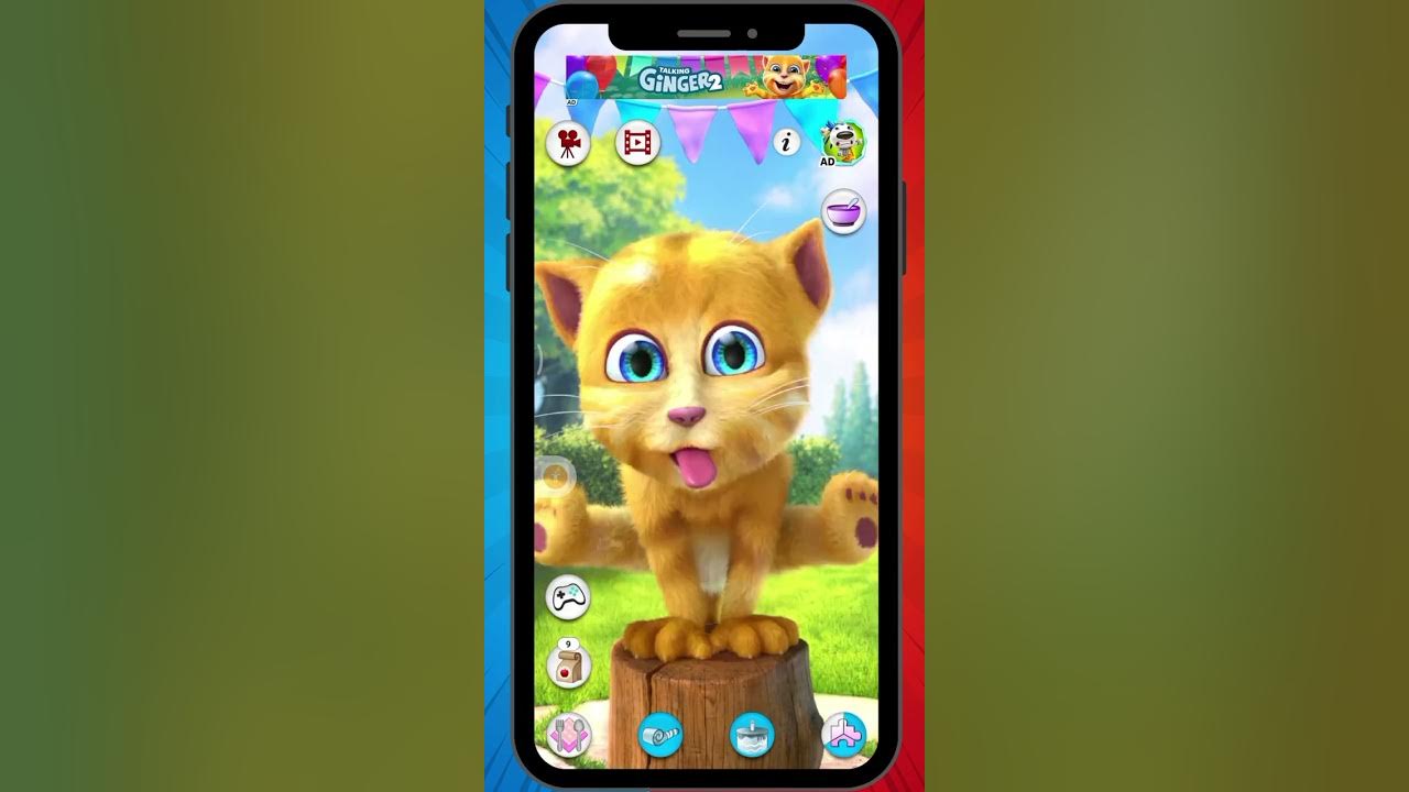 Talking Ginger My Talking Ginger Talking Ginger 2 Talking Ginger Eyes Youtube