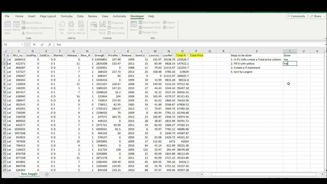 Supply Chain Analysis 26 VBA Automatization - YouTube