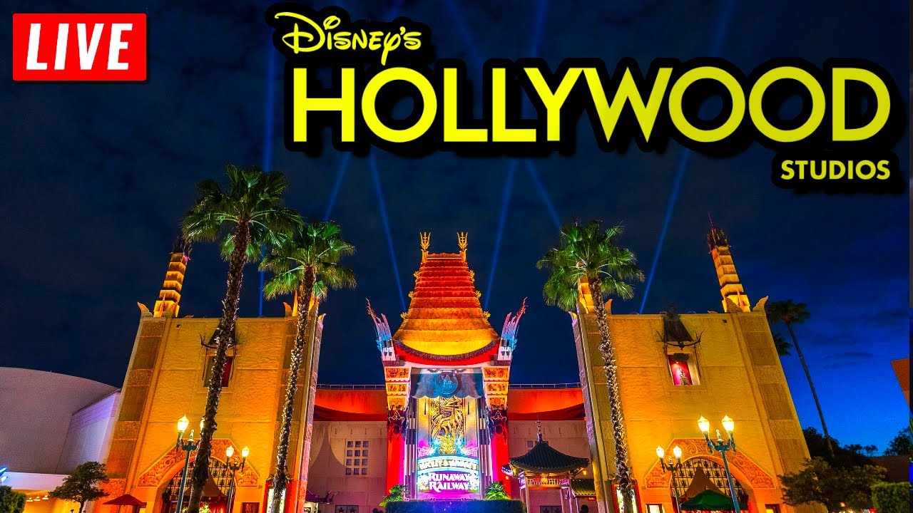 🔴Live: Disney's Hollywood Studios - Walt Disney World Live Stream ...