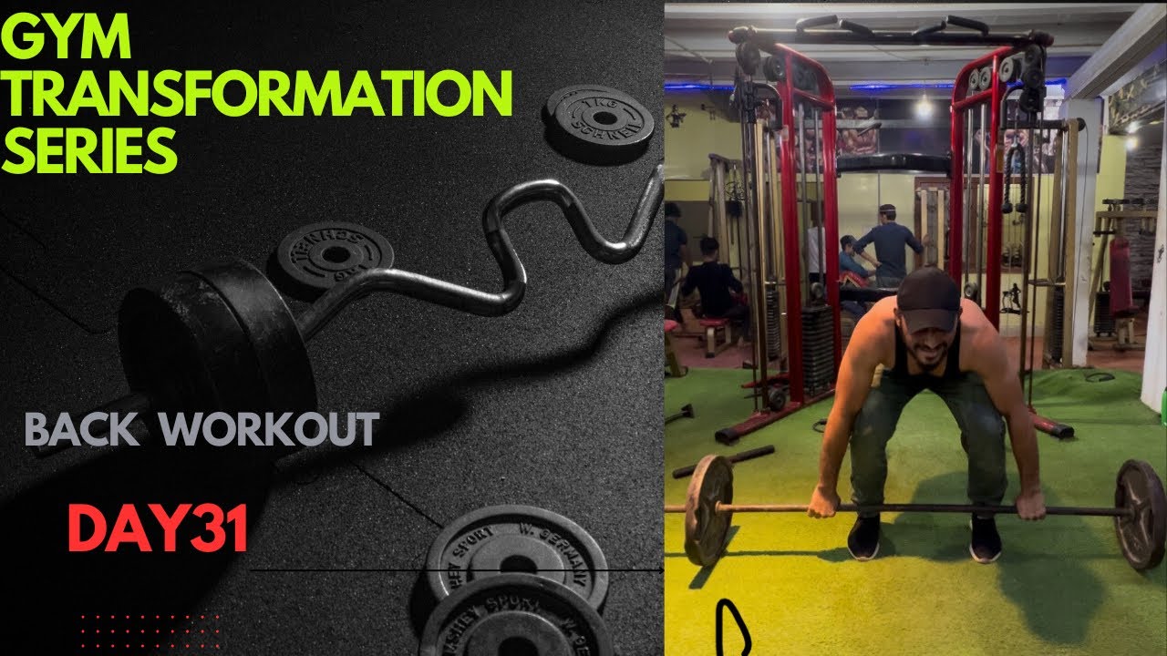 Gym transformation Series|Day31|back Workout - YouTube