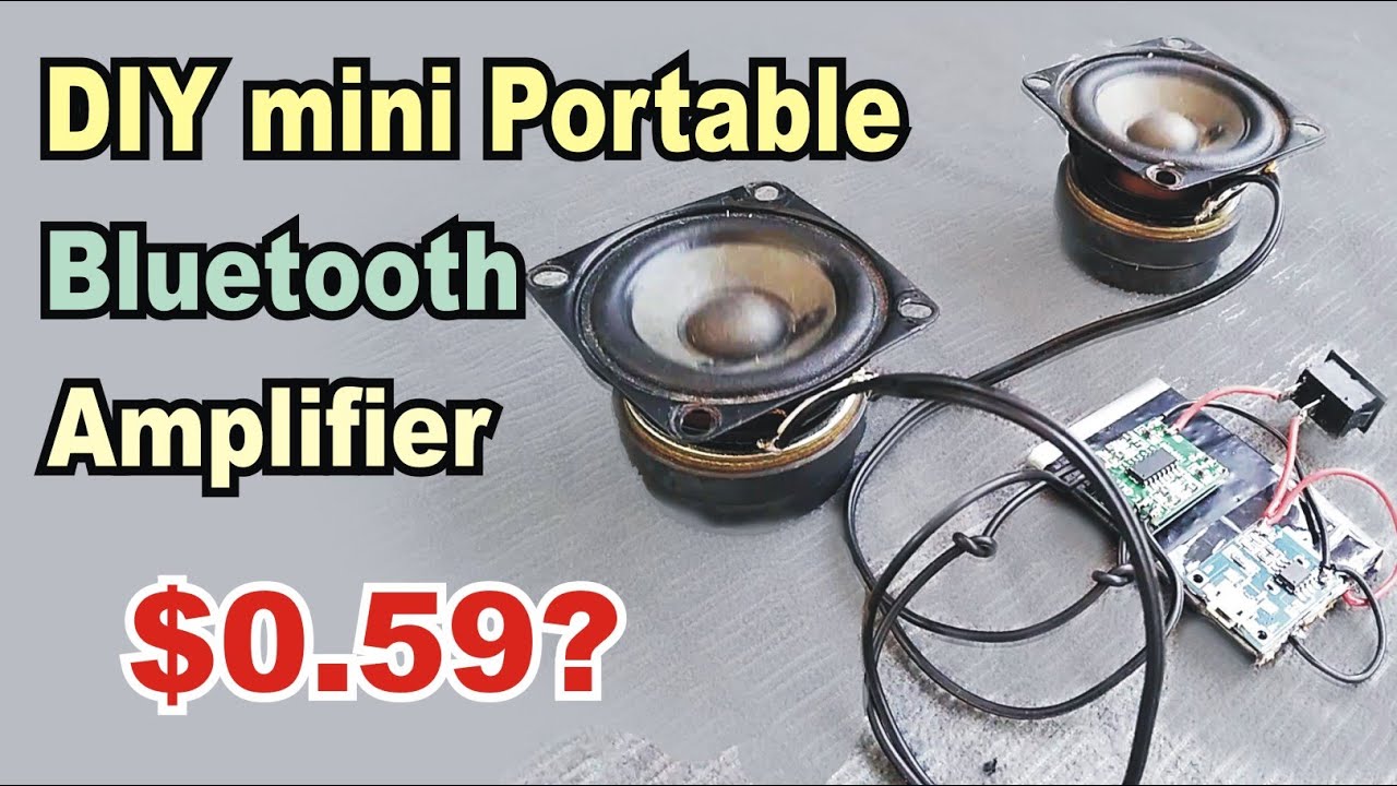 Diy Mini Bluetooth Amplifier Board Pam8403 Youtube