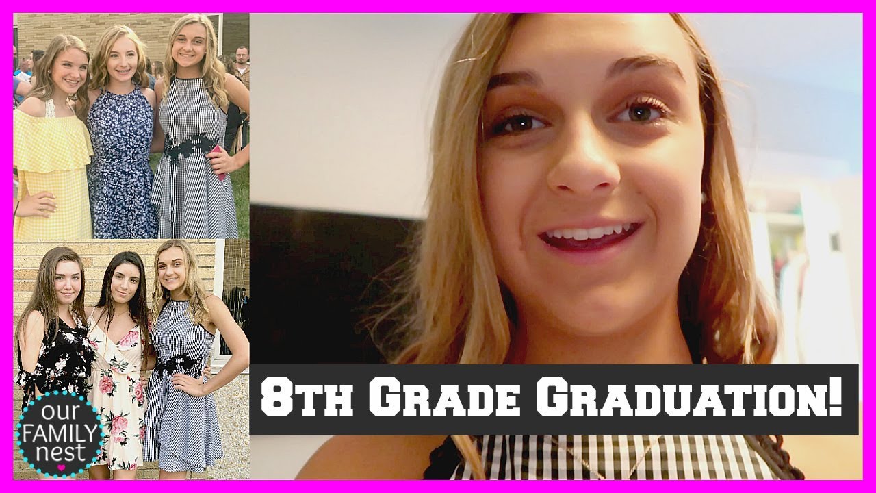 GOODBYE JUNIOR HIGH! 8TH GRADE GRADUATION! - YouTube