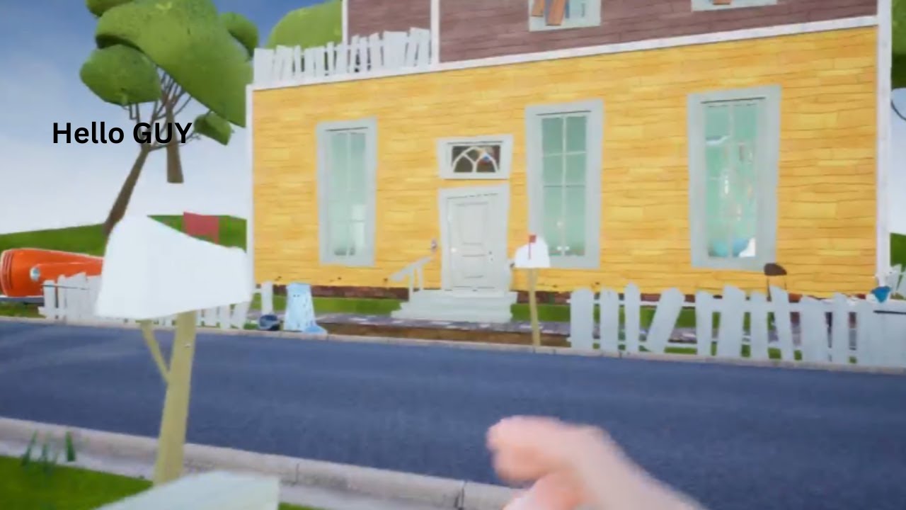 Hello GUY Hello Neighbor Mod steam workshop + easter egg - YouTube