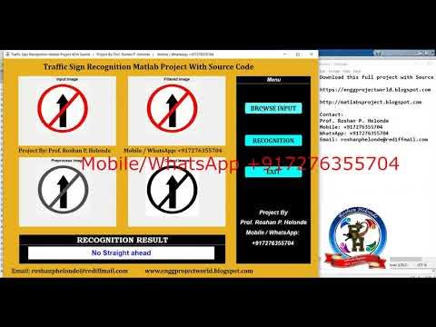 Traffic Sign Classification Using Image Processing Source Code Traffic Sign Detect Matlab ...