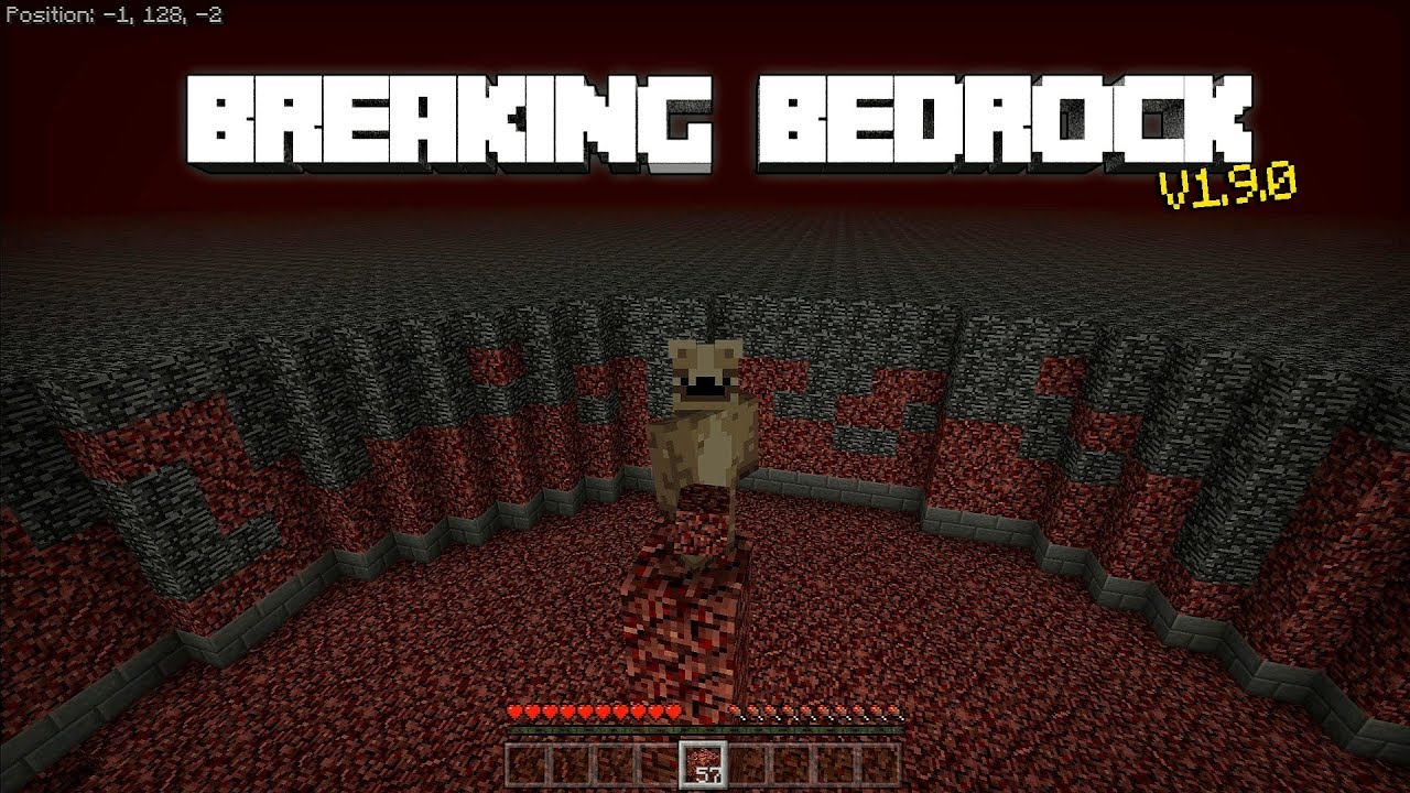 Minecraft: How To Remove/Break Bedrock Blocks(v1.9.0) - YouTube