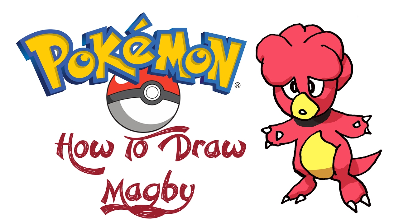 How To Draw Magby (POKEMON) - YouTube