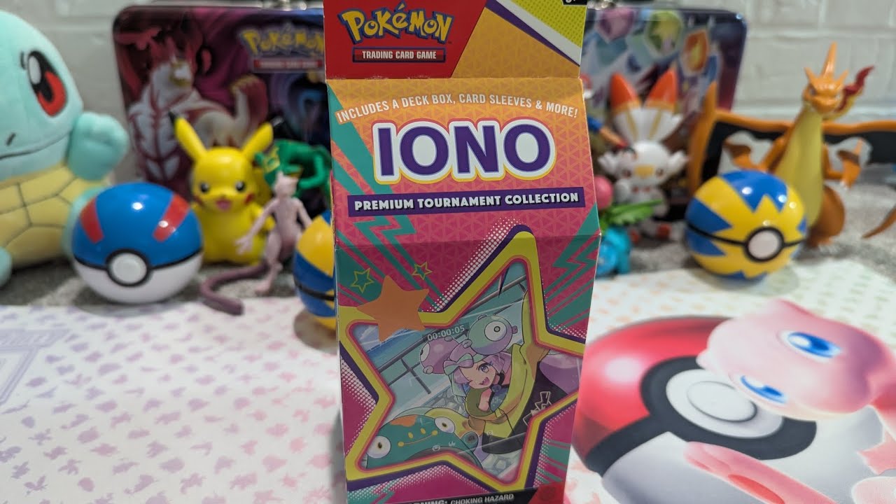 Pokemon TCG Iono Premium Tournament Collection unboxing with some good pulls! - YouTube