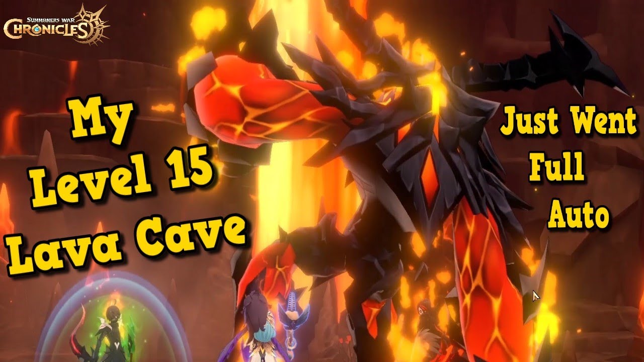 So My Level 15 Lava Cave Is Full Auto Now😎 - Summoners War: Chronicles ...