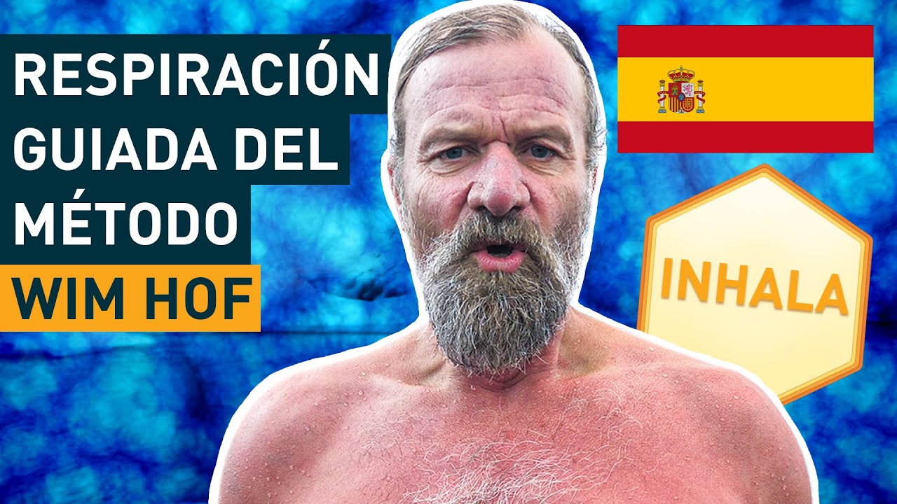 Ejercicios de respiración de Wim Hof guiados en español (3 rondas a ...