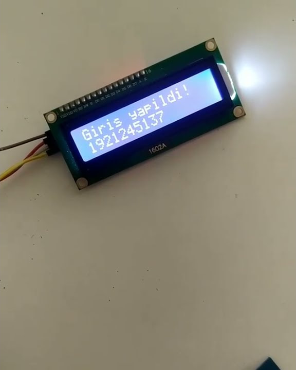 Arduino RFID ve LCD kart okuma devresi - YouTube