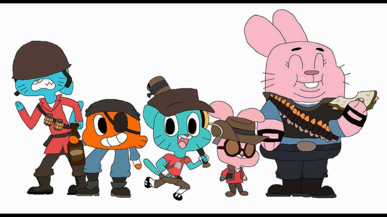 if gumball was in team fortress 2 - YouTube