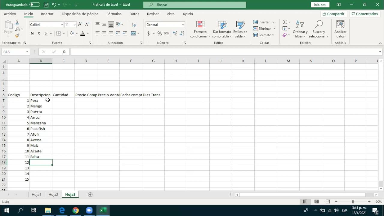 Leccion Final de Excel - YouTube