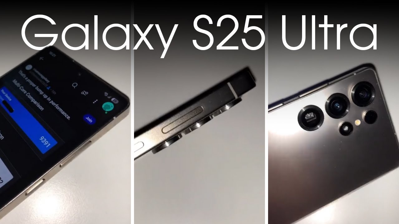 Galaxy S25 Ultra: Here’s Your First Real Look! - YouTube