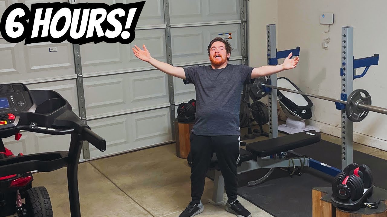 6 Hour Home Gym Challenge | What Happens When You Fail? - YouTube