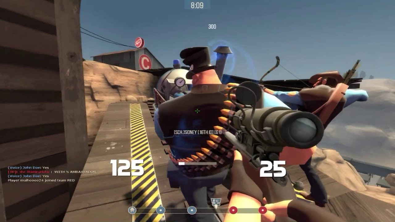 i play tf2 with cris man and ginger man - YouTube