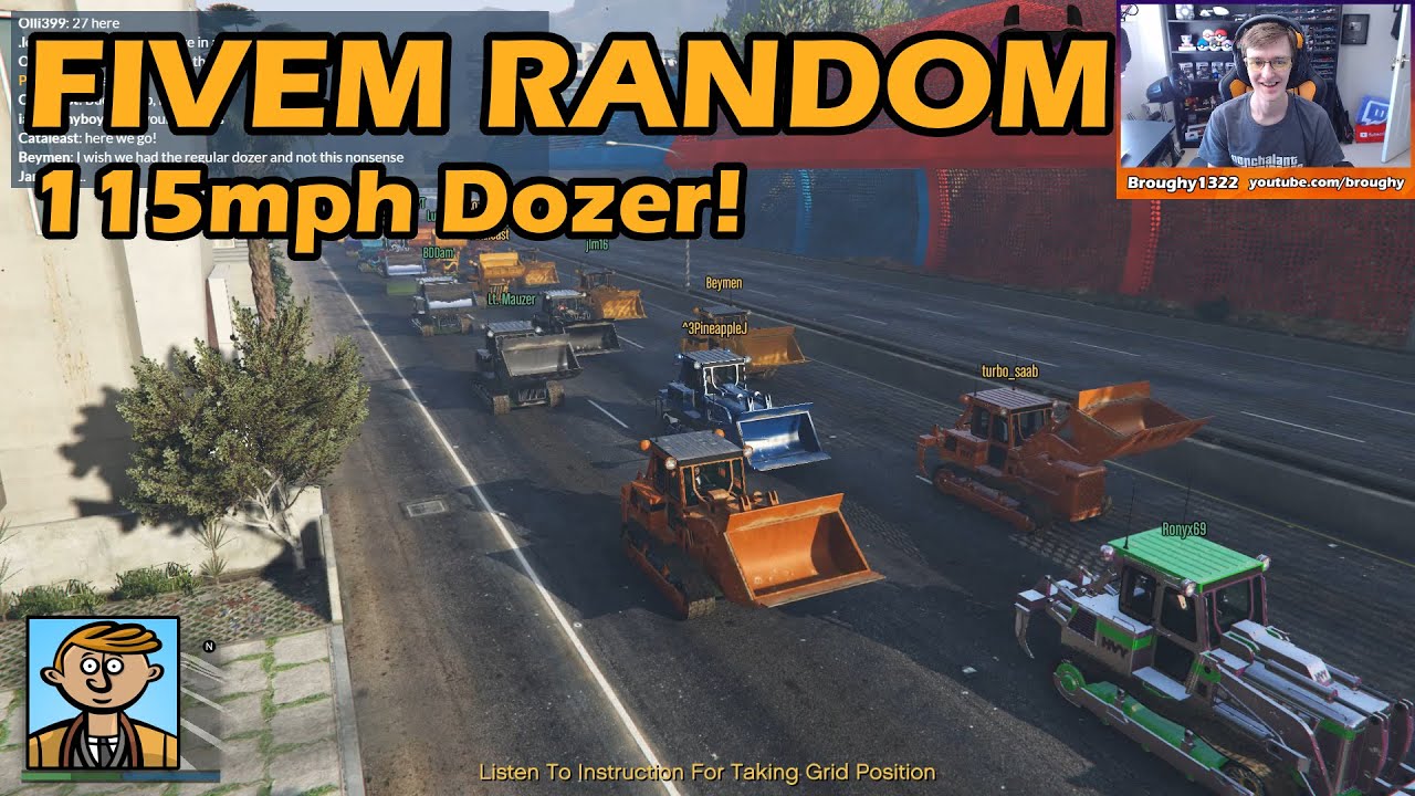 The Fastest Dozer In The World! - GTA FiveM Random All №6 - YouTube