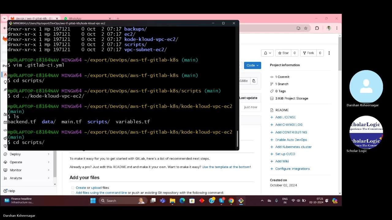 Oct 02 GitLab CI Docker Shell Scripts - YouTube