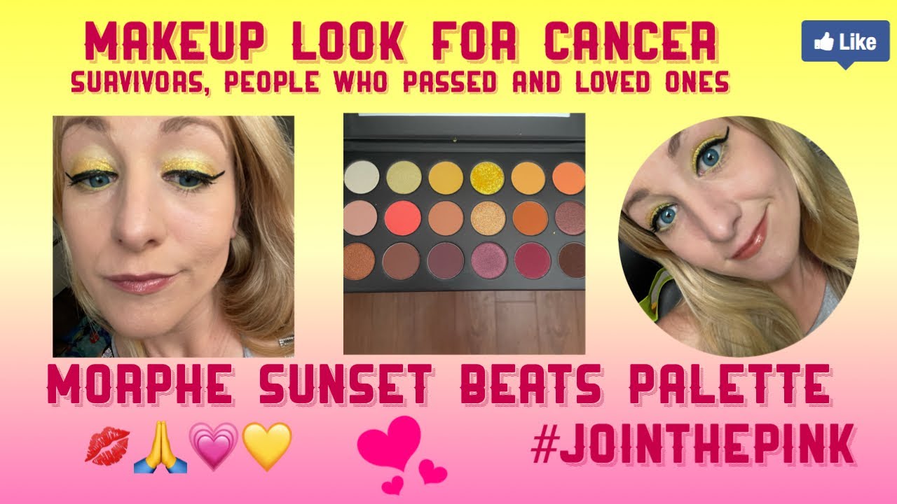 Makeup look dedicated to cancer victims/survivors and loved ones using ...