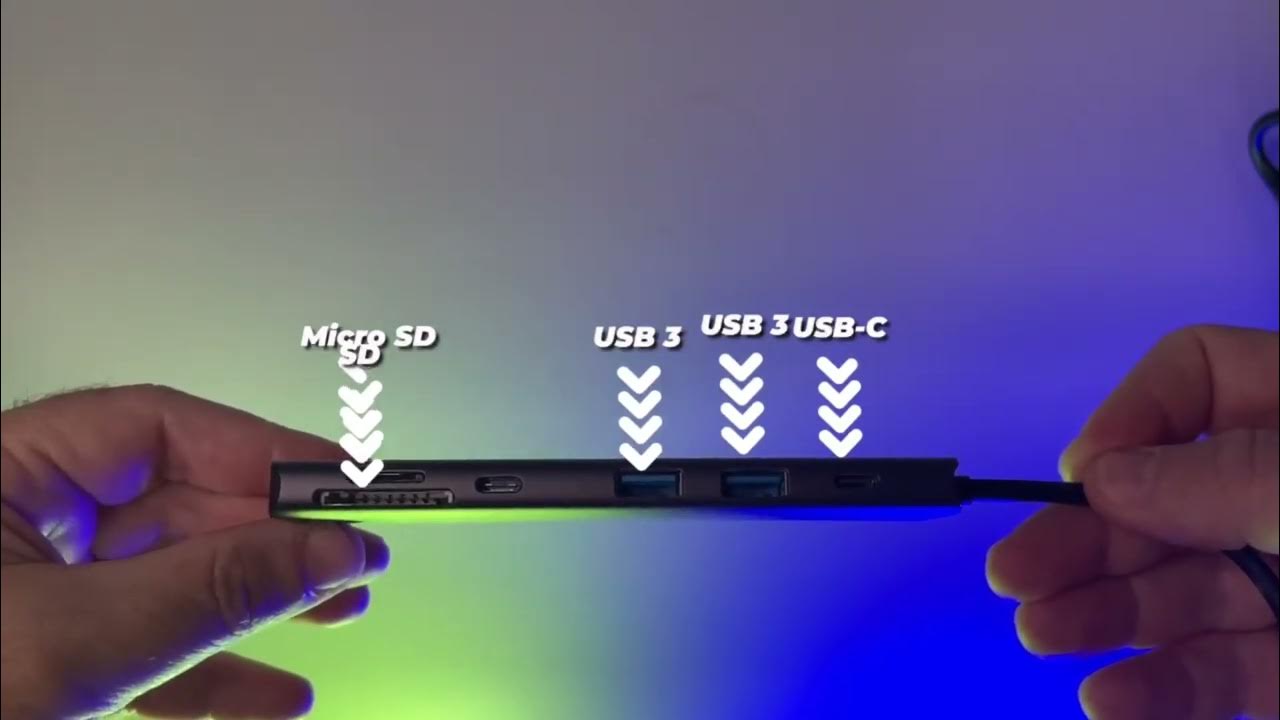 Hub USB-C Double HDMI TC 91 Lemorele Hub 10 en 1 :Hub accessible pour MacOS Android Windows ...