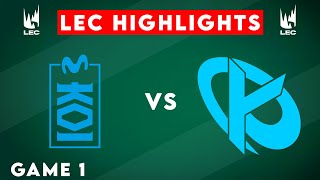 Kc Vs Mkoi Game 1 Highlights Round 2 Lec Winter 2025 Playoffs Karmine Corp Vs Movistar Koi G1 ...