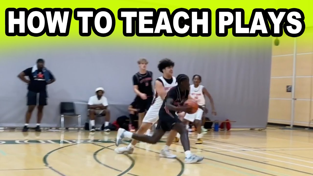 How To Teach Basketball Plays - YouTube