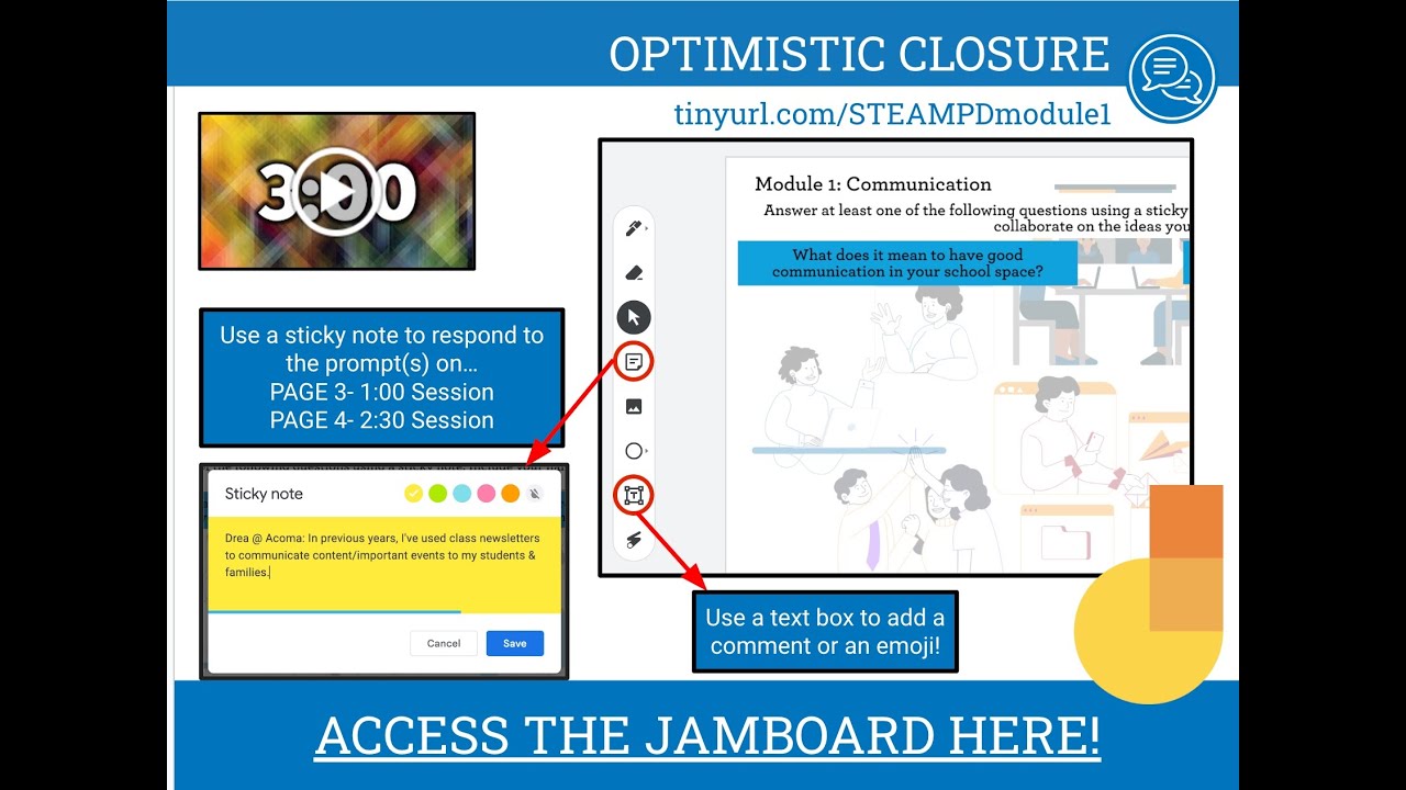 STEAM Strategies to Ignite Learning - Module 1 - Optimistic Closure ...