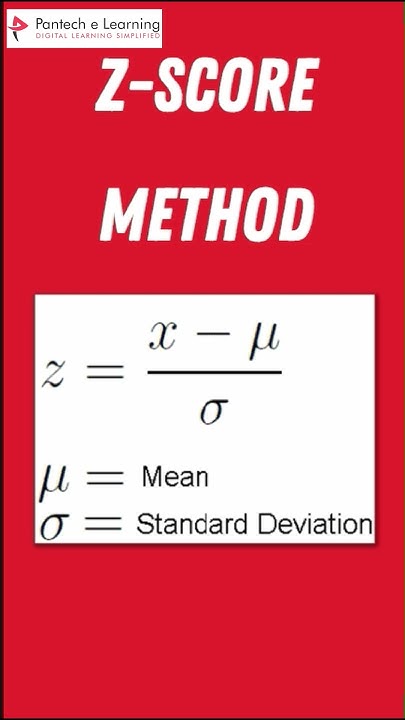 Z- score for outliers || Pantechelearning - YouTube