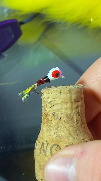 Tying an Ice Fishing Jig #fishing #outdoors #flytying #fishing #bassfishing #flyfish #troutreel ...