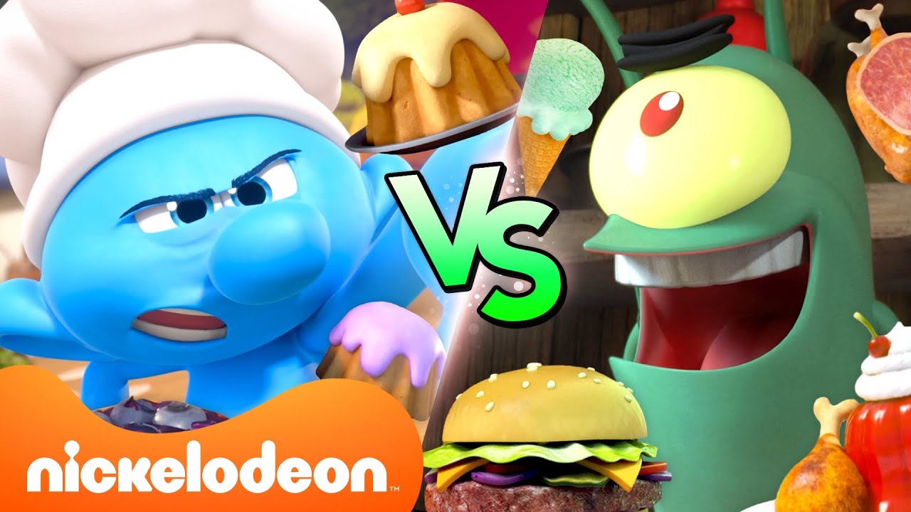 Plankton vs Chef Smurf 🍳 Ultimate Cook-Off | 60 Minute Compilation ...