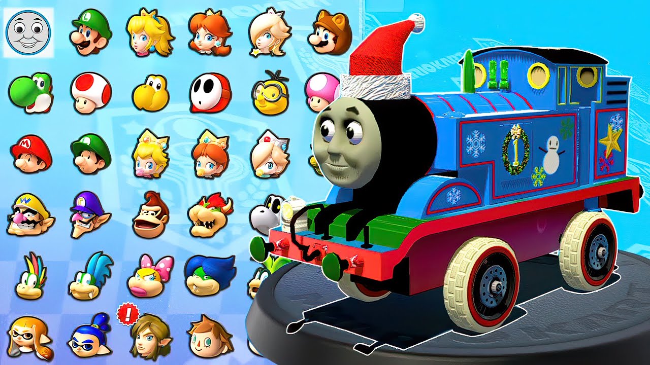 Mario Kart 8 Deluxe - Thomas The Tank Engine (Christmas) in Propeller ...