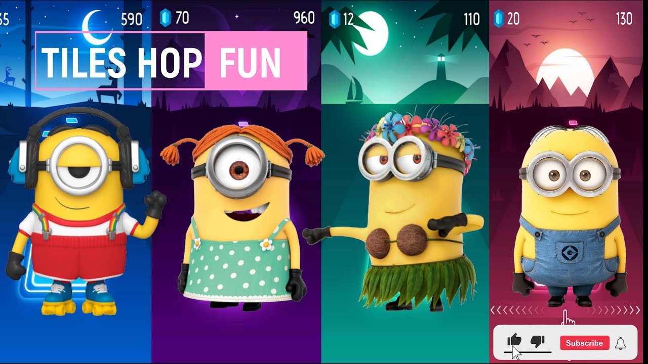 Minions |Tiles Hop EDM Rush - YouTube