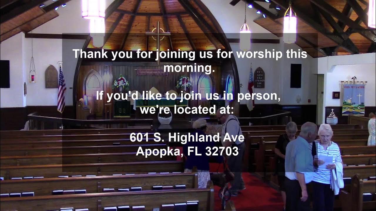 Worship Service - Ninth Sunday after Pentecost, July 30, 2023 - YouTube