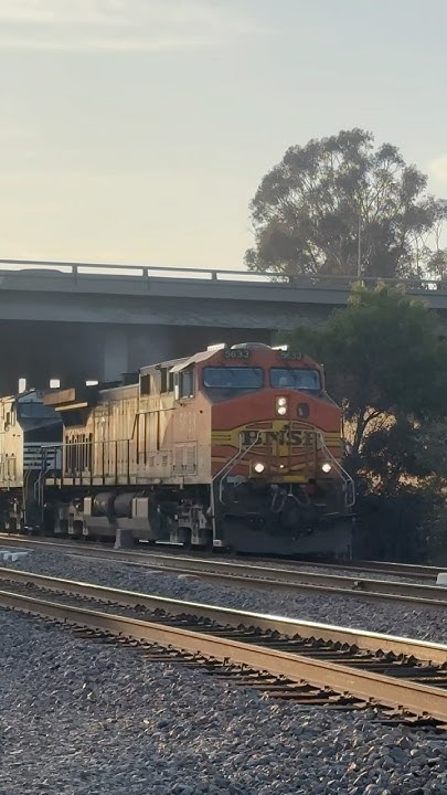 Bnsf Dash 9 5633 leads a intermodal with NS 4463 and CN 2885 4/12/25 - YouTube