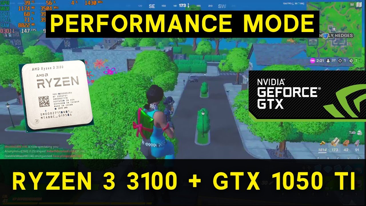 Fortnite Season 5 Chapter 2 Performance Mode 1080P | GTX 1050 Ti ...