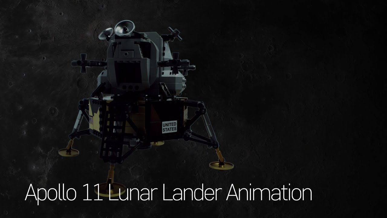 Apollo 11 Lunar Lander Animation - YouTube
