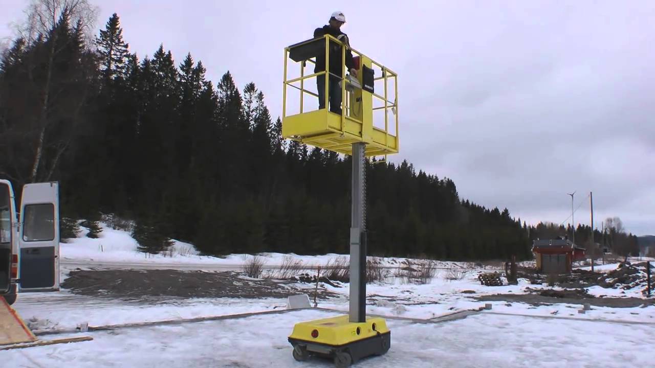 Elektrisk stilasje - Bravi Lui mini S.I - YouTube