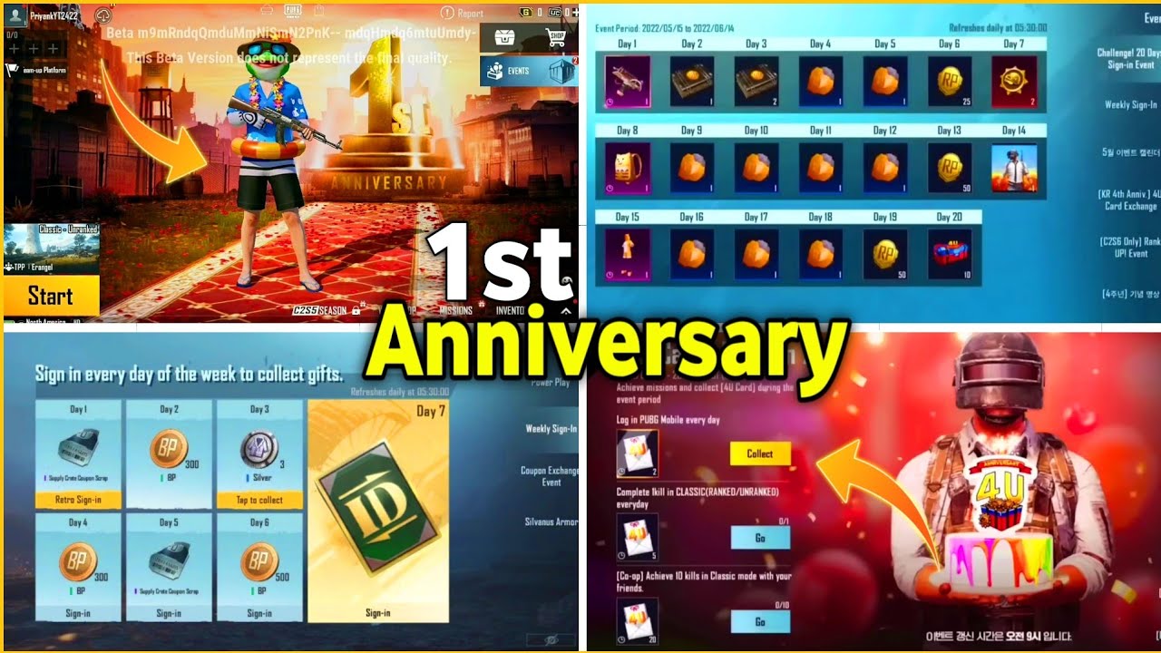 BGMI 1st Anniversary Update 🔥 Bgmi 1st Anniversary Date ( Bgmi 1st ...