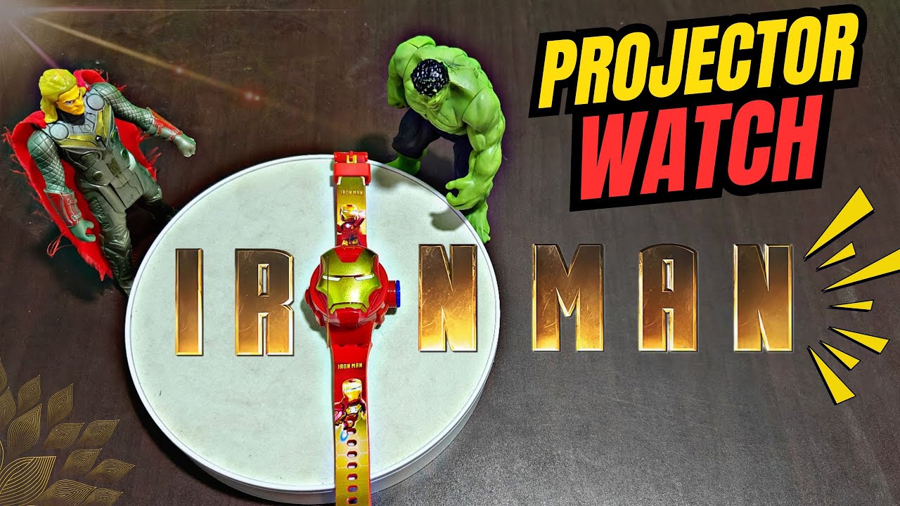 Iron Man Projector Image Digital Watch for Kids | Best Birthday Gift ...