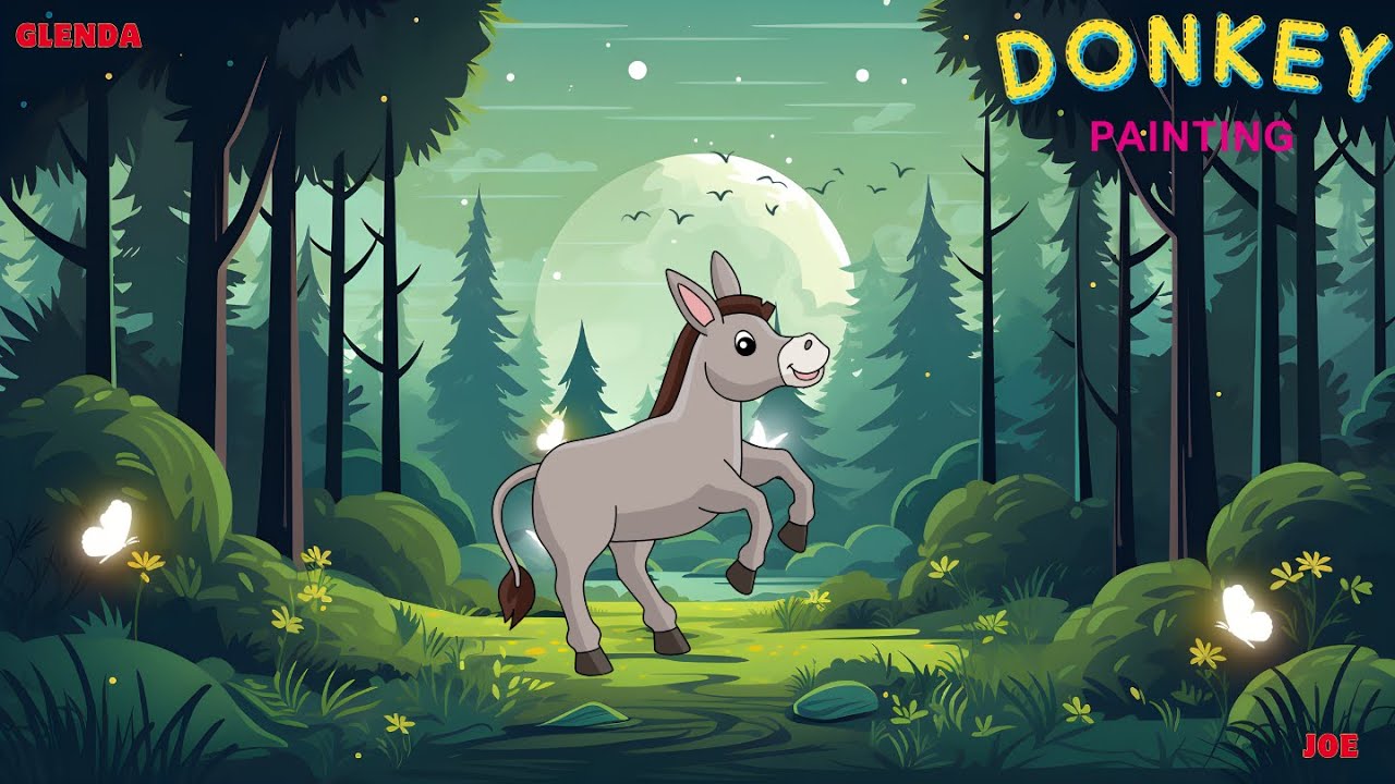 My Favorite Donkey | Shaking Hands Arts with Fralins and Friends # ...