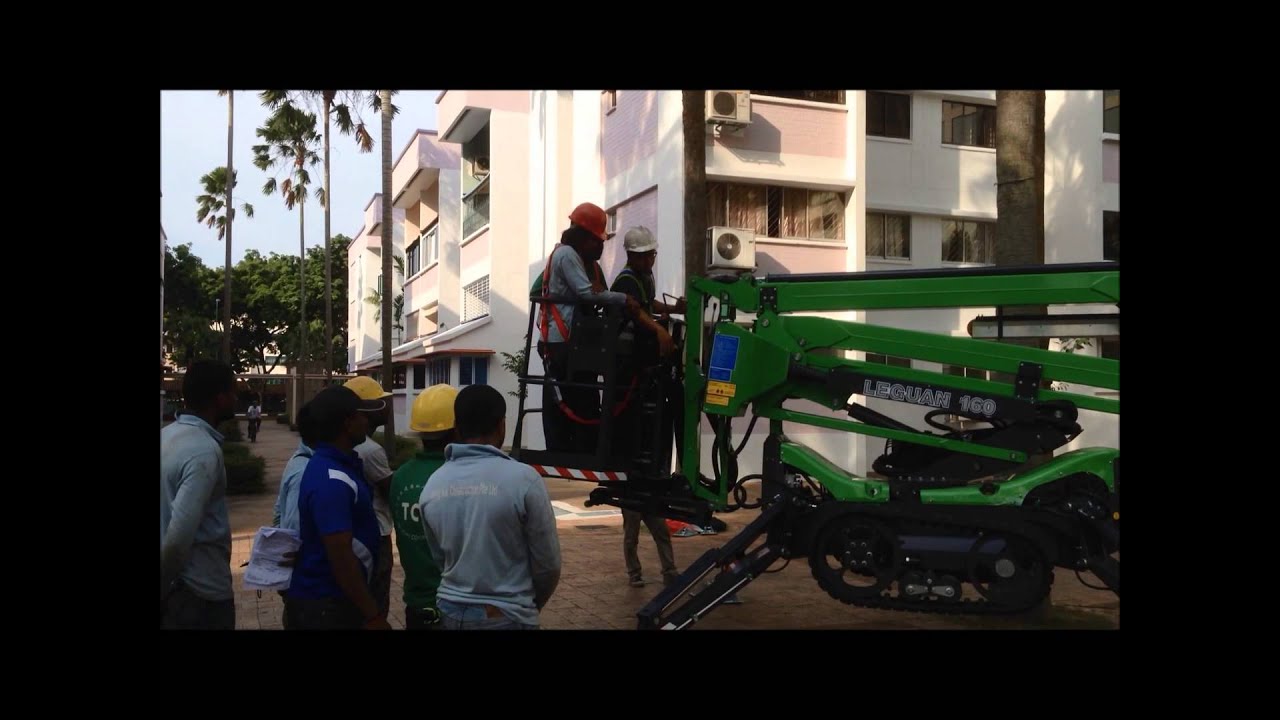 Leguan 160 Self Propelled All-Terrain Access Boom Platform Lift ...