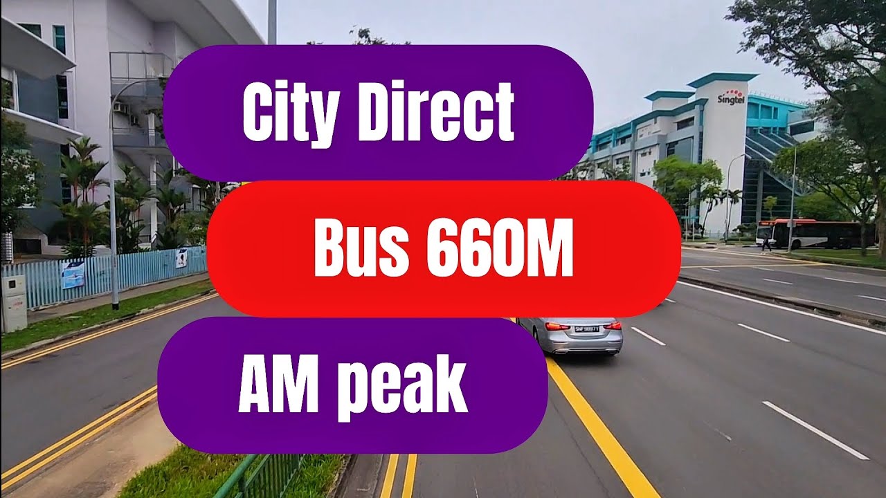 City Direct bus 660M (AM peak) - YouTube