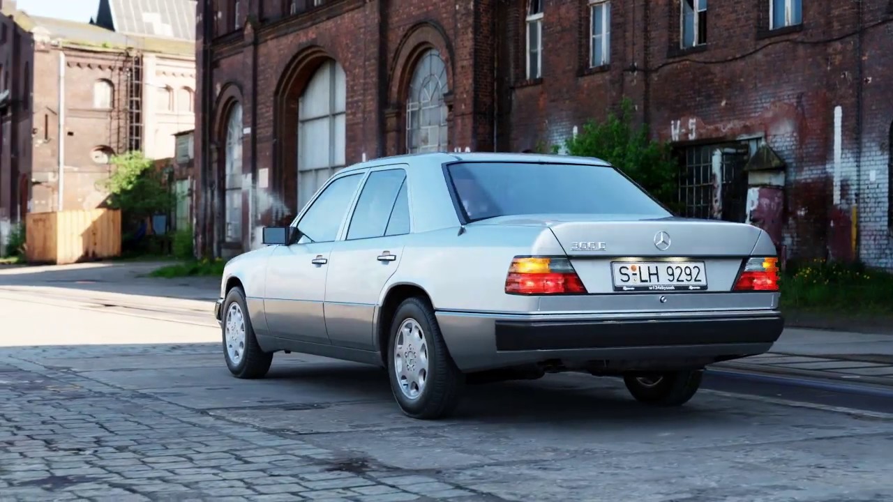 Mercedes W124 300D 1992 - YouTube