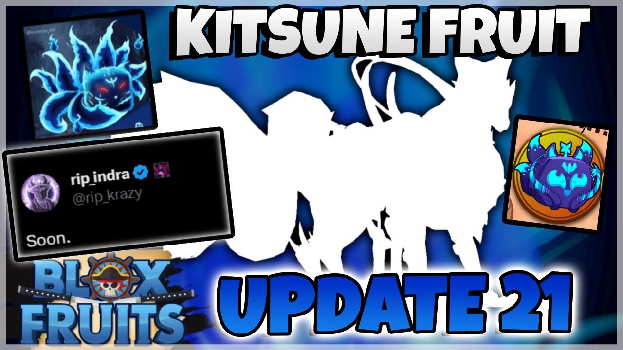 Blox Fruits Kitsune Fruit Is About To Release! | Update 21 - YouTube