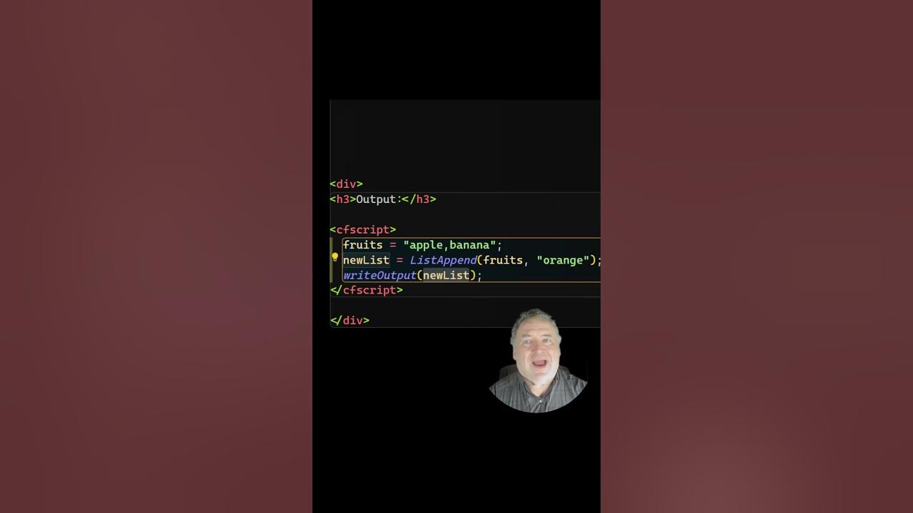 ColdFusion ListAppend: The Simple Feature Helping Your Code - YouTube